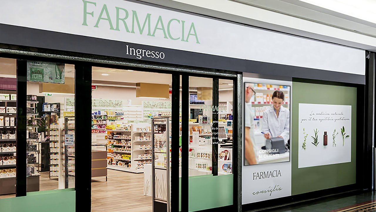 Digital Signage for pharmacy - YouTube