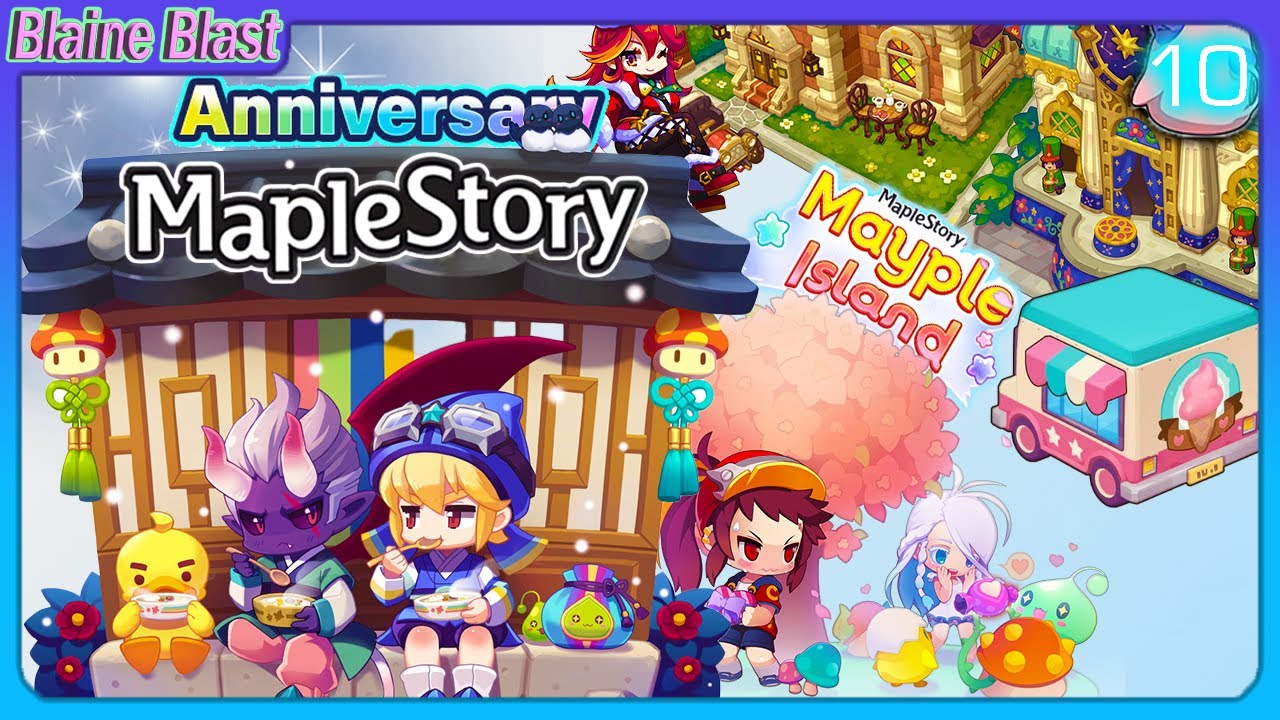 Maplestory Journey To Level Cap Mayple Island Special - YouTube