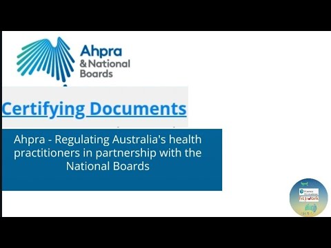 AHPRA Checklist Of Documents For Registration 🇦🇺 - YouTube