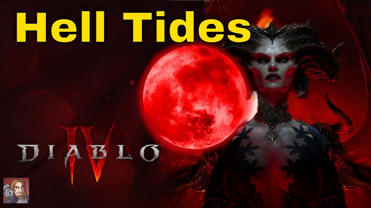 Diablo IV - Hell Tide Events (It's Raining Blood!) - YouTube