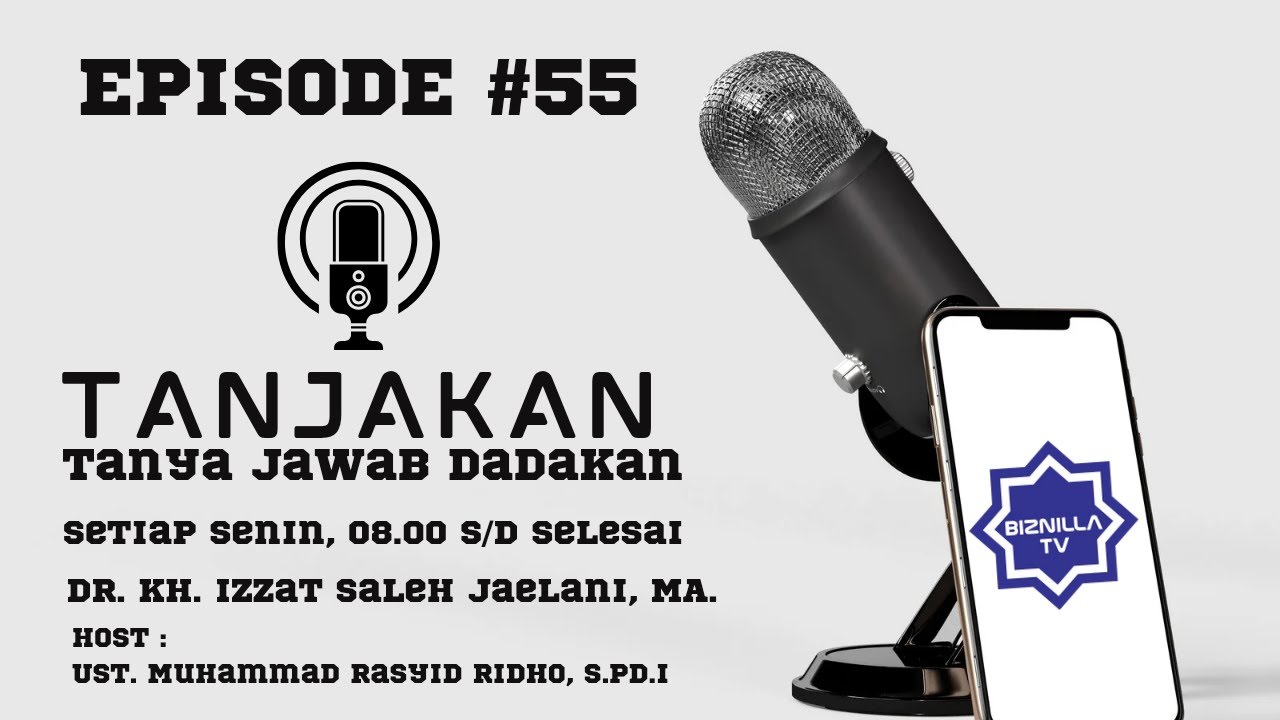 🔴 LIVE || TANJAKAN eps 55 (TANya JAwab dadaKAN) #55 - Ustadz Izzat - YouTube