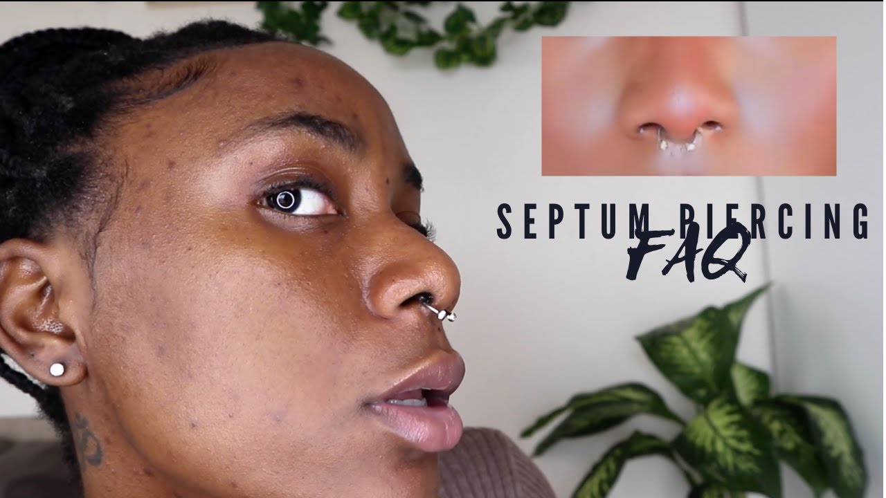 Septum Piercing First Time | What you need to Know (Pain,AfterCARE ...