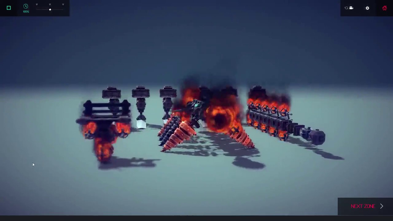 Besiege Machine #01 update1-Armed retrofit system - YouTube