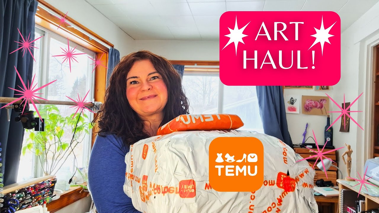 Art Journaling and Watercolor Supplies from Temu- A Gigantic Art Haul ...