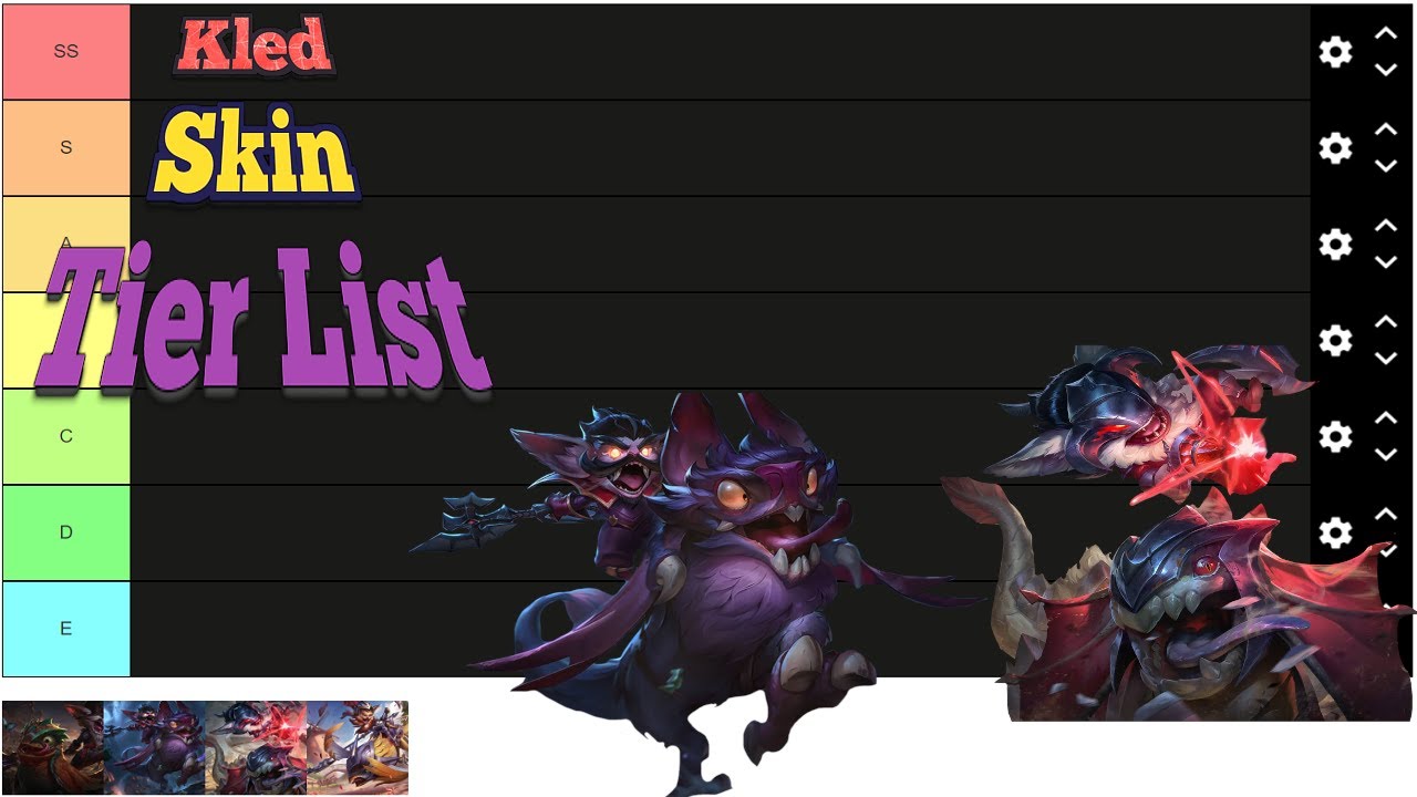 Kled Tier List Skin - YouTube