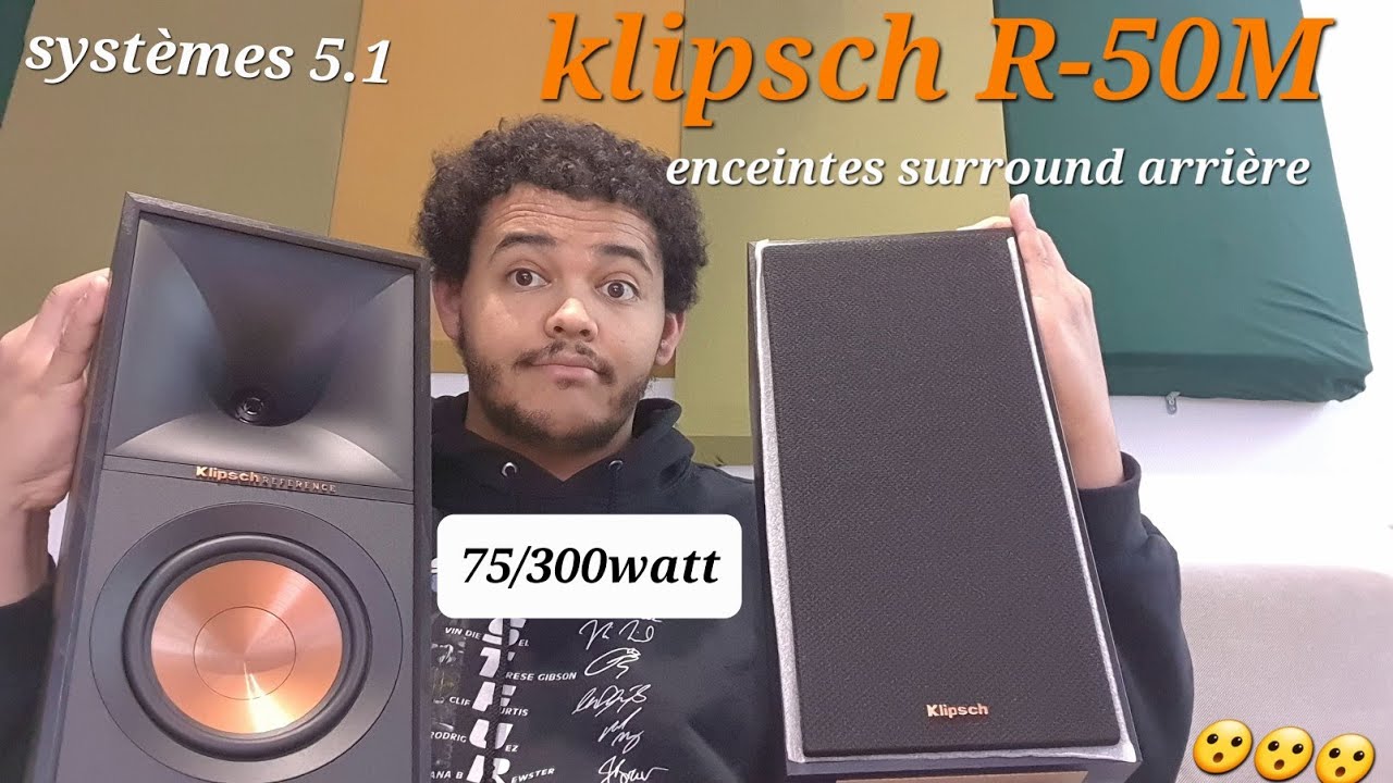 déballage klipsch surround R50M ( système 5.1 maintenant) 🙂🙂🙂 ️😮😮😮 ...