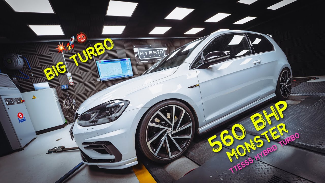 Golf R Big Turbo Supercar Slayer! 😱 TTE555 HYBRID TURBO 560 BHP 😳 - YouTube