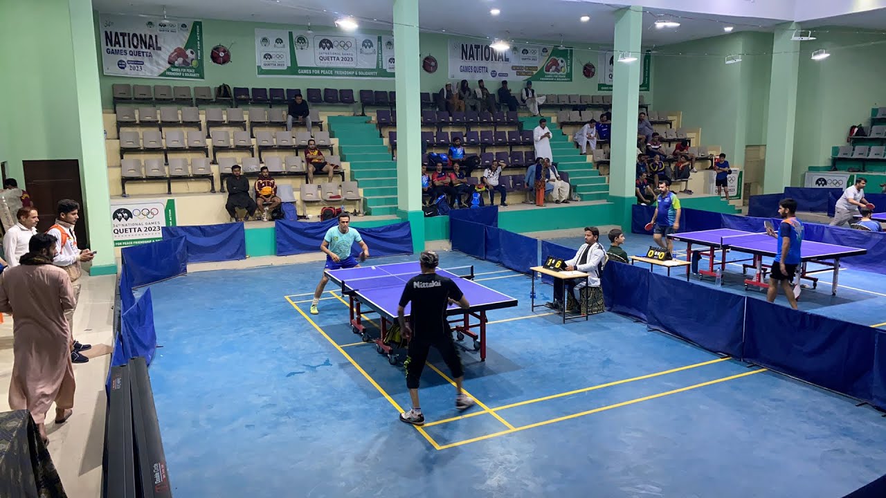 Asim Qureshi (Wapda) vs Kashif Razaq (Railways) | Table Tennis | 34th ...