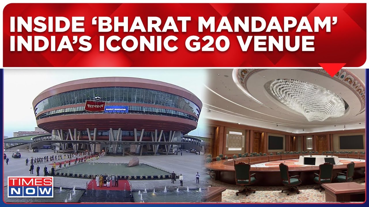 ‘Bharat Mandapam’ Live | Inside Visuals Of India’s Iconic G20 Venue In ...