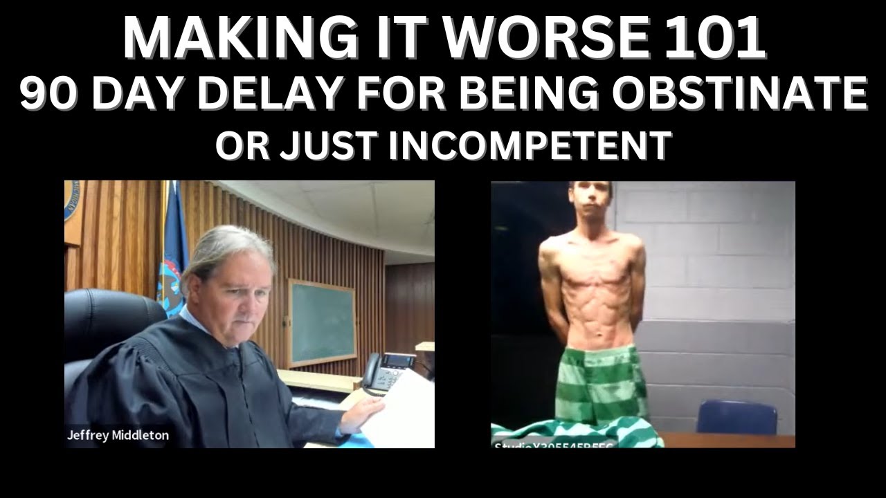 Obstinate Defendant creates Delays for Middleton - YouTube