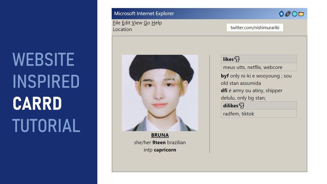 website inspired「 carrd.co 」tutorial ♡ - YouTube