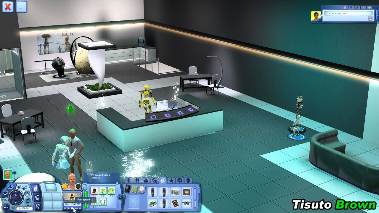 The Sims 3 - Into the Future Expansion Pack Review p2 - YouTube