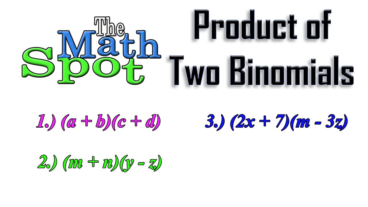 0006 Product of Two Binomials - YouTube