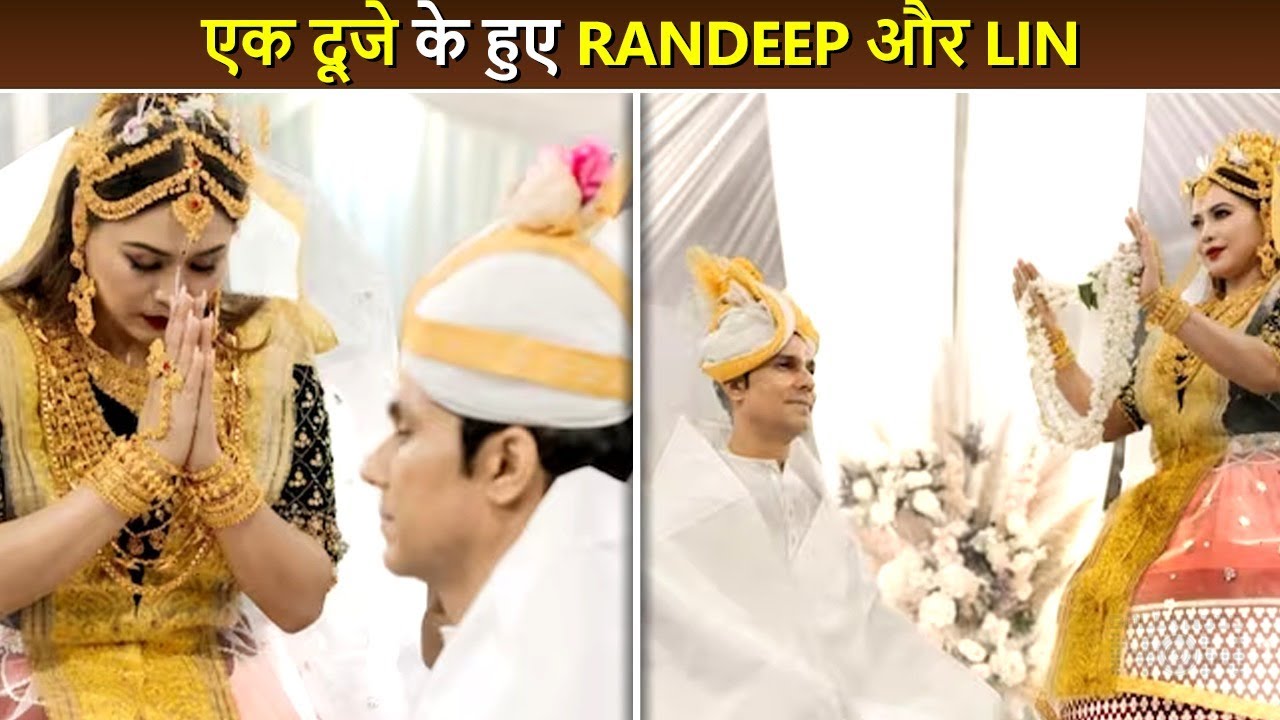 Randeep Hooda and Lin's Wedding Ceremony Beautiful Simple Video Viral ...