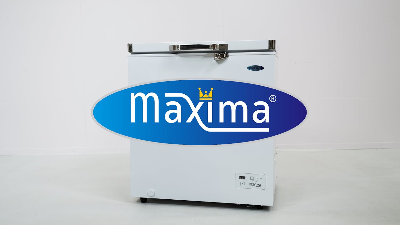 Maxima Chest Freezer 140L - YouTube