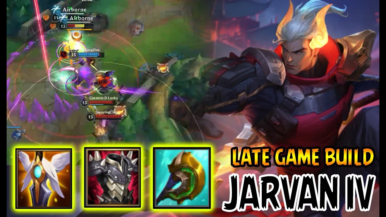 JARVAN IV LATE GAME BUILD | JARVAN WILD RIFT JUNGLE BUILD | JARVAN ...