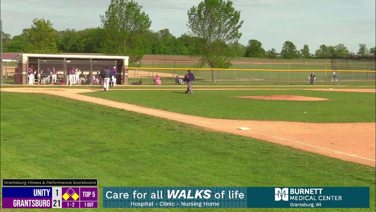 Baseball: Unity @ Grantsburg - Game 1 - YouTube