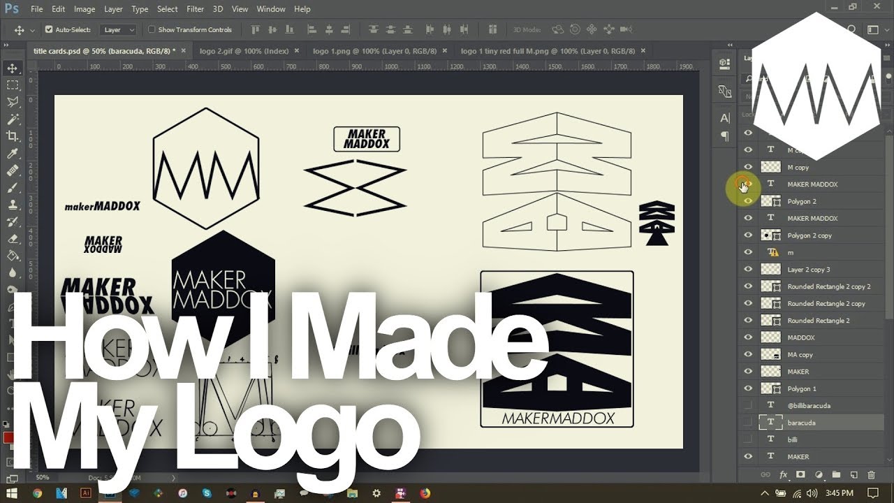 How I Made My Logo // Viewer Request! - YouTube