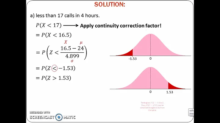 [Solved] Normal approximation to the poisson | 9to5Science
