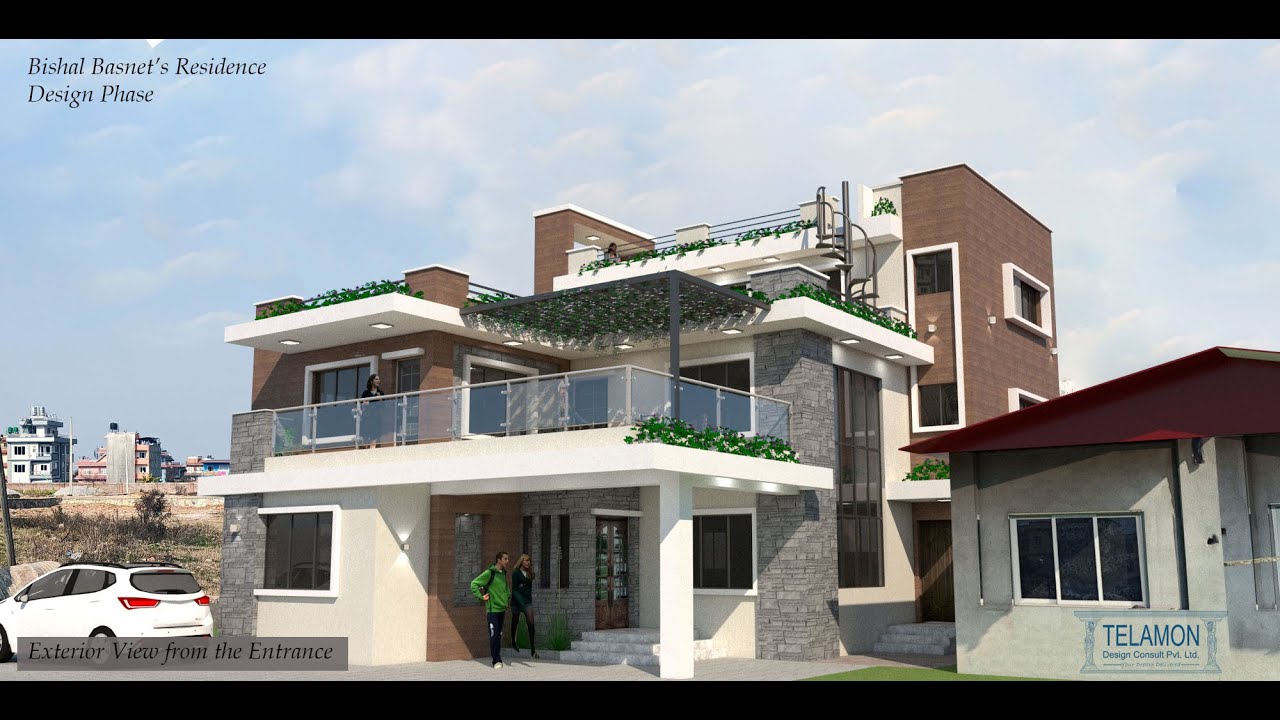 Revised elevation design - YouTube