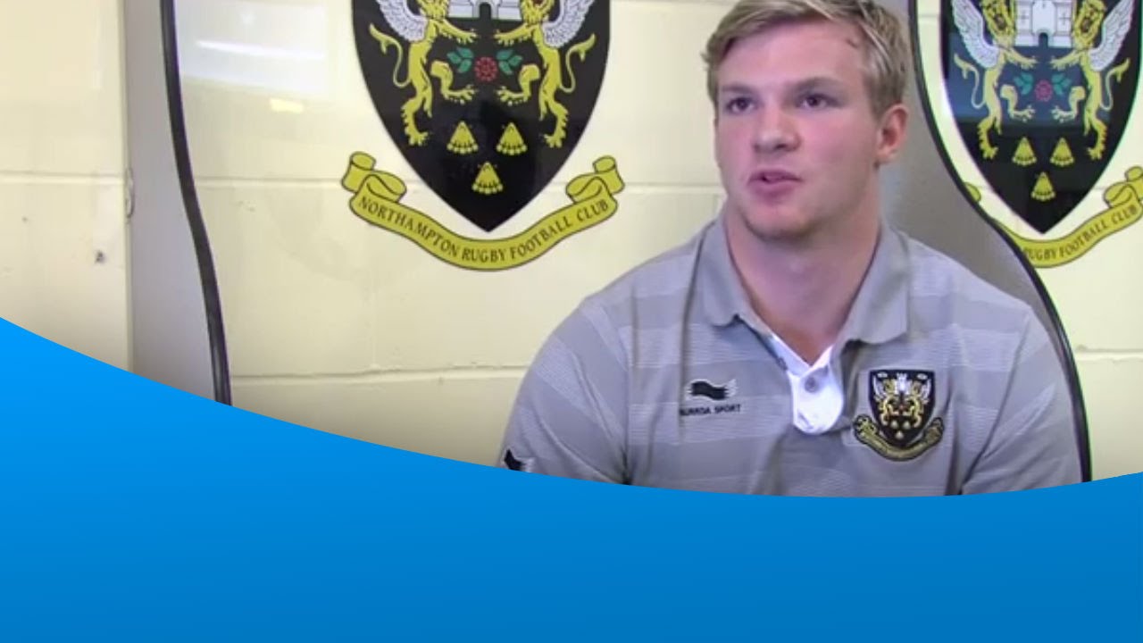 Northampton Saints Tom Stephenson previews 2014-15 LV= Cup - YouTube