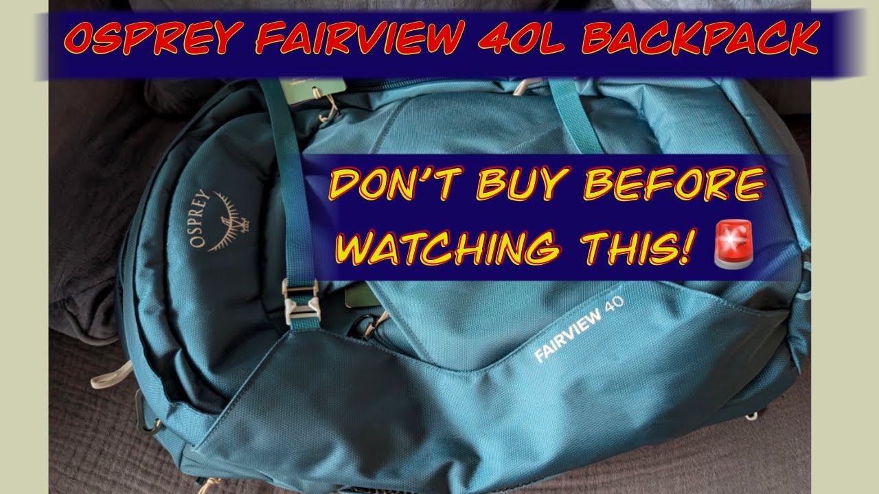 Osprey Fairview 40L Review: The Ultimate Travel Backpack for Women ...