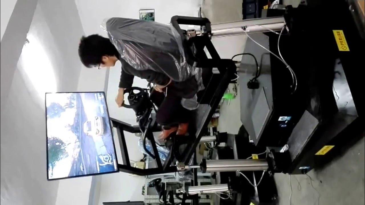 Pneumatic driving simulator / Racing car game Machine / Game video ...