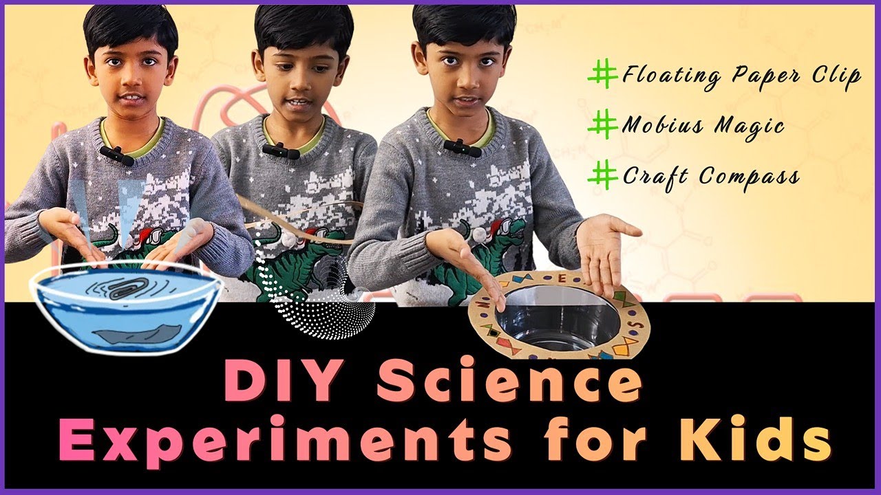 Top DIY Science Experiments for Kids: Floating Paper Clip, Craft ...