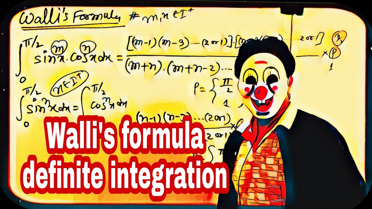 || Walli's formula || definite integration 🩸 @mathsbyjokes - YouTube