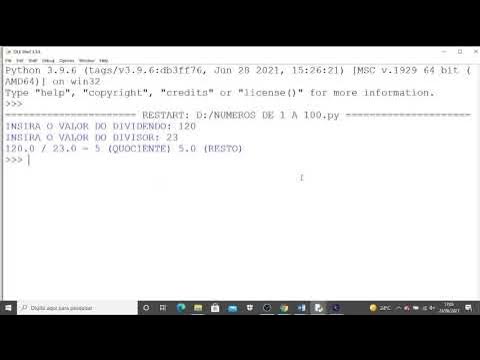 DIVISAO EM PYTHON - YouTube