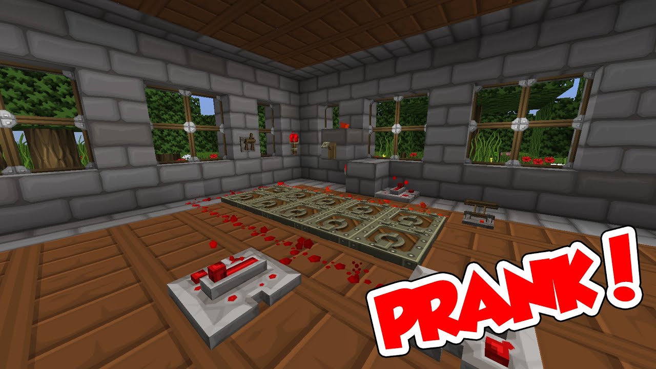 Redstone - PRANK! - YouTube