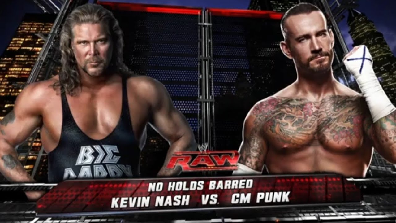 Kevin Nash vs CM Punk | No Holds Barred | RAW | WWE 2k15 PS4 - YouTube