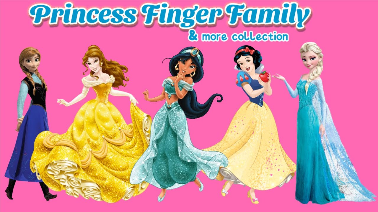 Finger Family Song with Princess | Nursery Rhymes And Kids Song | Dance ...