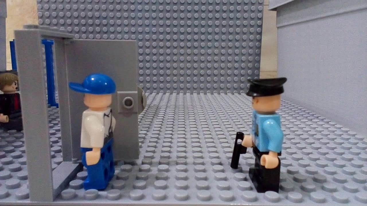 Lego Fight Show In Jail | lego stop motion - YouTube