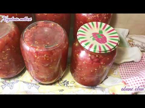 POMİDORUN KONSERVLEŞDİRİLMESİ VİDEOSUNUN DAVAMI.ELVERİŞLİ ÜSUL.