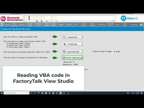 Understand VBA Code in FactoryTalk View Studio SE the Easy Way - YouTube