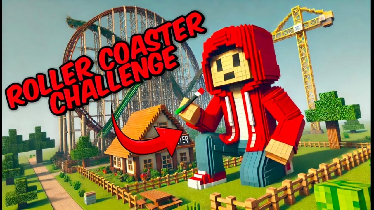 CAN I BEAT MY BRO IN ROLLER COASTER CHALLENGE - YouTube