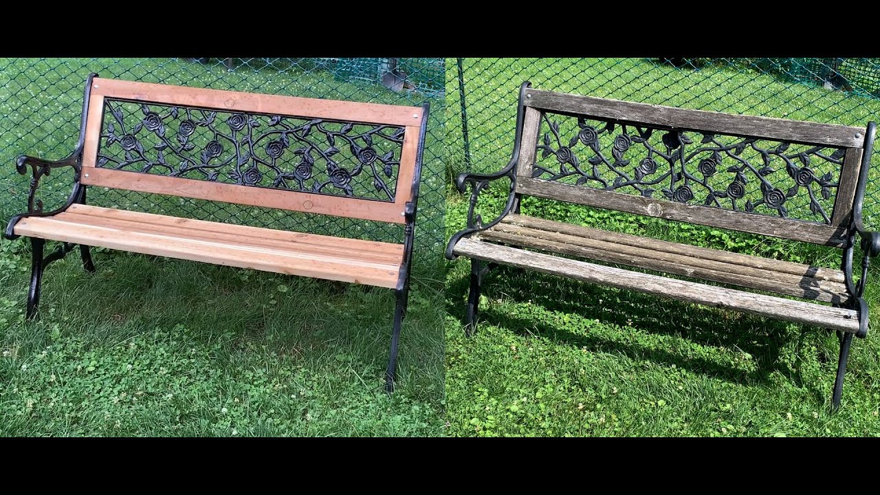 Park Bench Rescue: A Simple DIY Project - YouTube