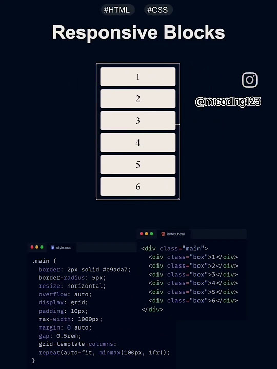 Responsive Blocks By Using Html And Css Code For Beginners Shorts Htmlandcss Responsiveblocks 