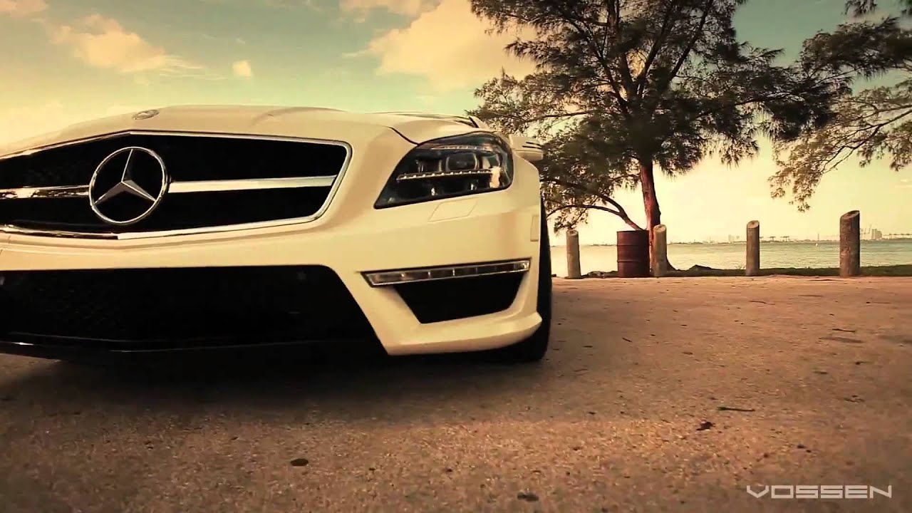 The Vossen Matte White Mercedes Benz CLS63 AMG on 20 - YouTube