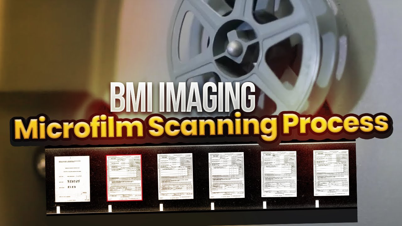 BMI Imaging Microfilm Scanning Process - YouTube