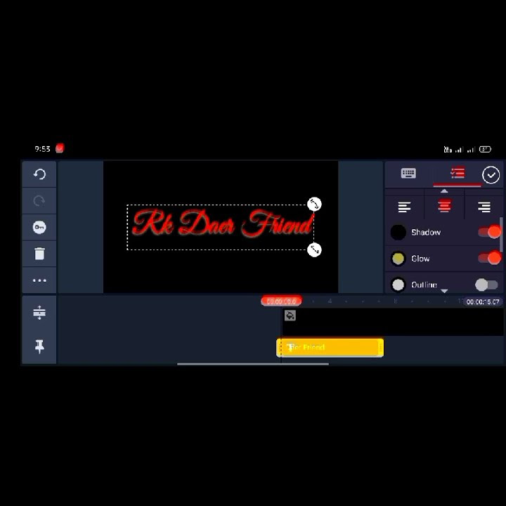 Kinemaster text editing tutorial kinemaster text effect New 2022 - YouTube