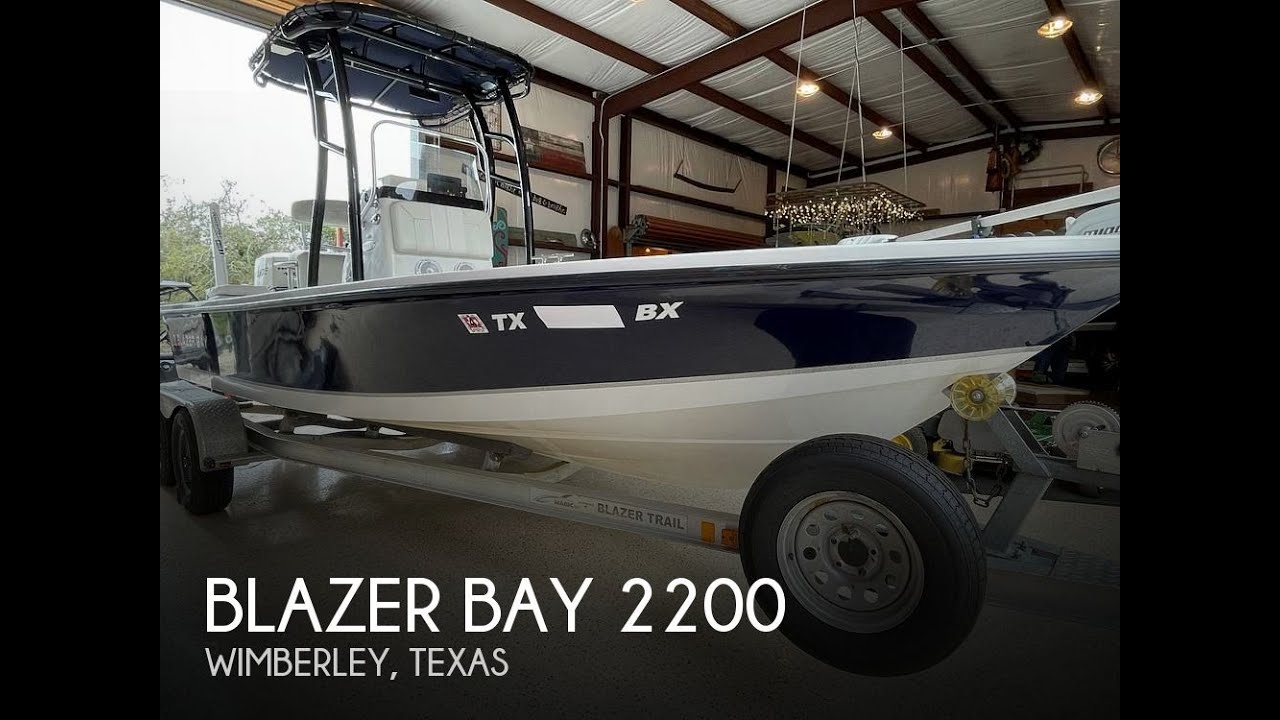 [SOLD] Used 2013 Blazer Bay 2200 in Wimberley, Texas - YouTube