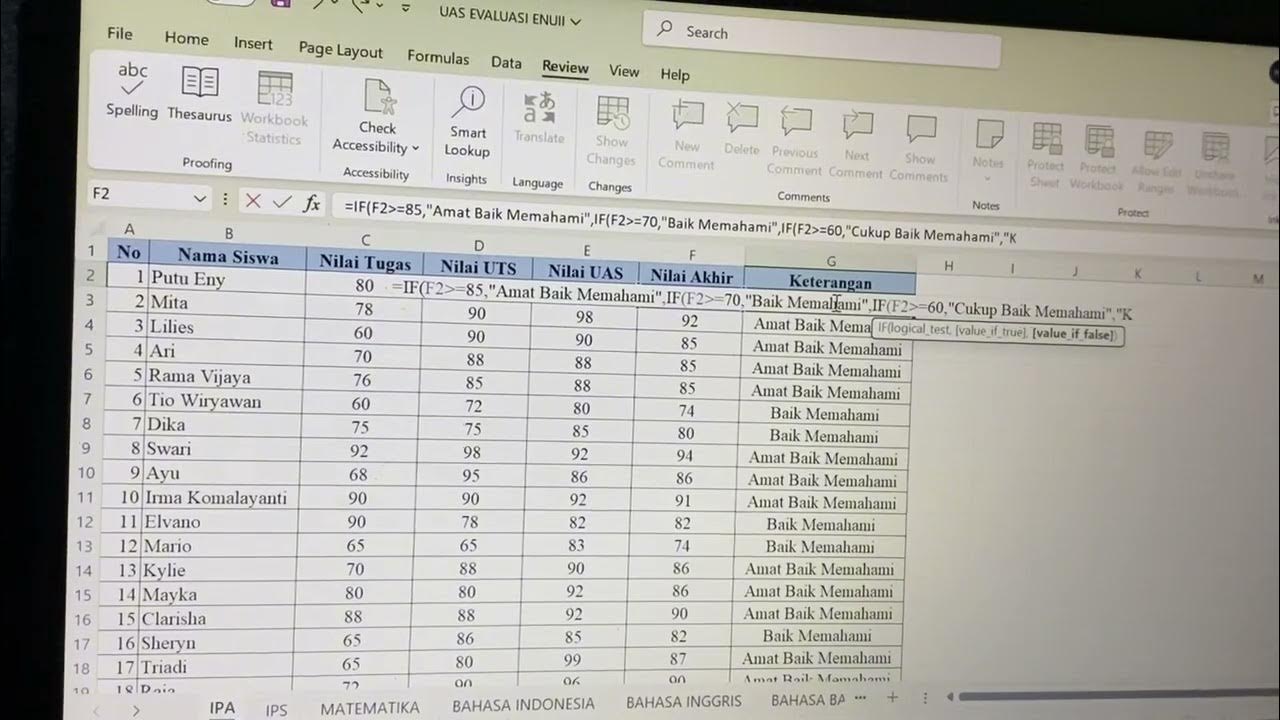 CARA INPUT NILAI DATA SISWA DAN RAPOT - YouTube