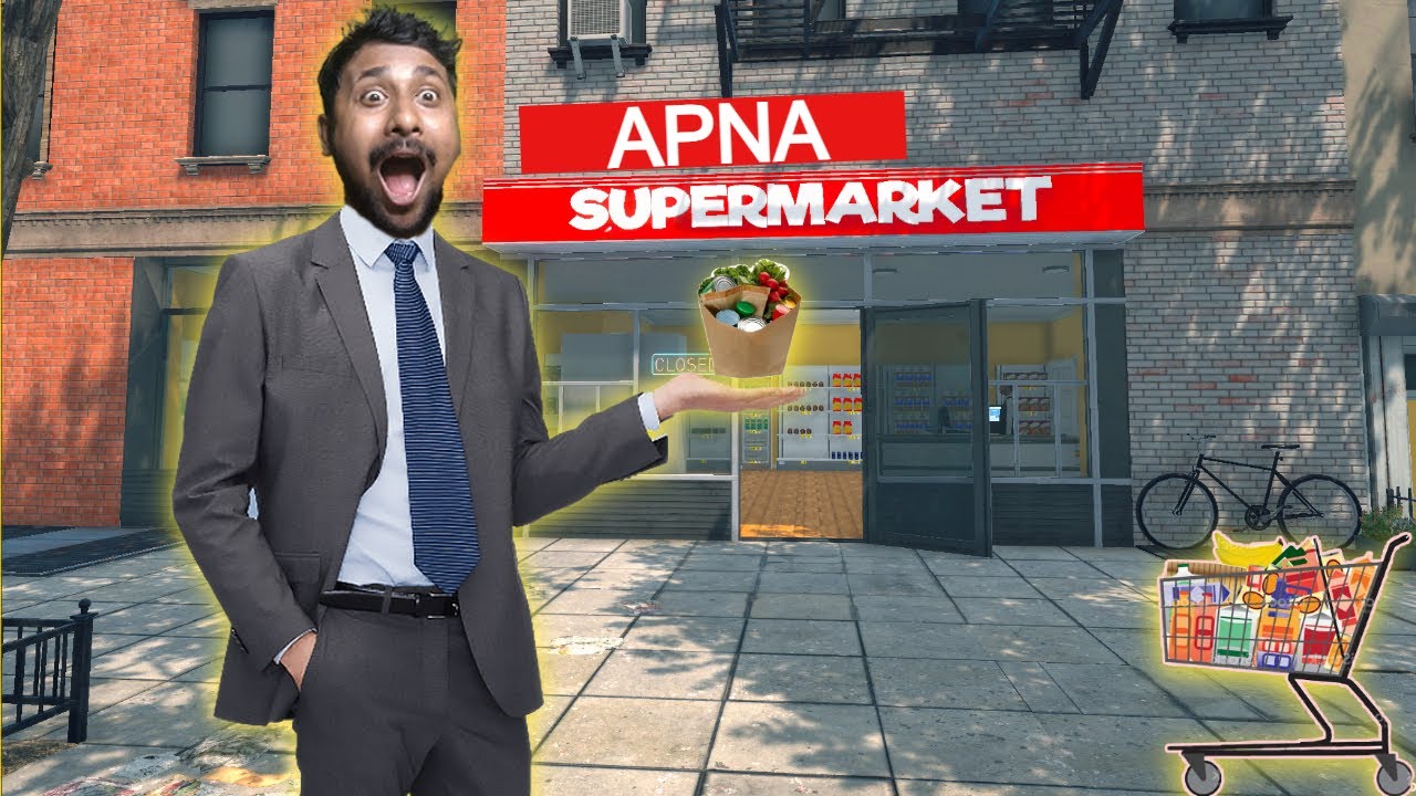 FINALLY I HIRED A CASHIER AND WORKER II SUPERMARKET SIMULATOR GAMEPLAY ...
