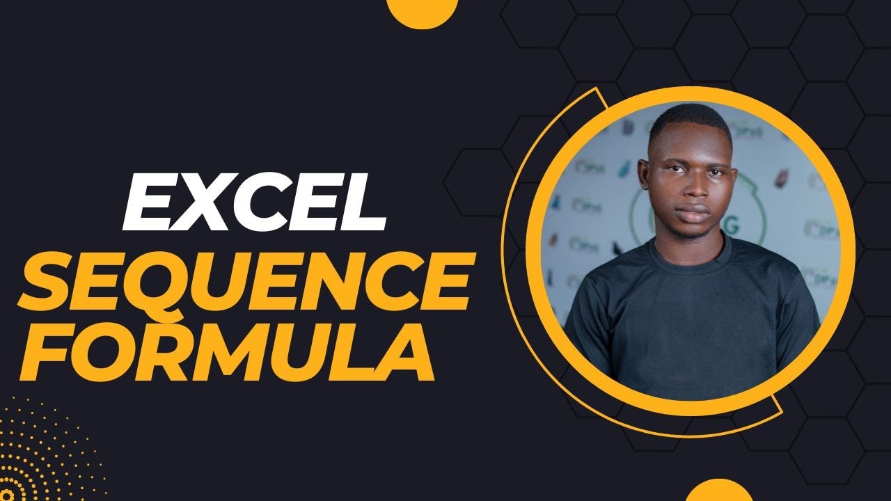 HOW TO USE SEQUENCE FORMULA IN MICROSOFT EXCEL YouTube HOW TO USE SEQUENCE FORMULA IN MICROSOFT EXCEL YouTube