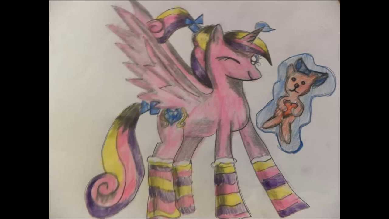 my little pony rysunki na konkurs eris moon - YouTube