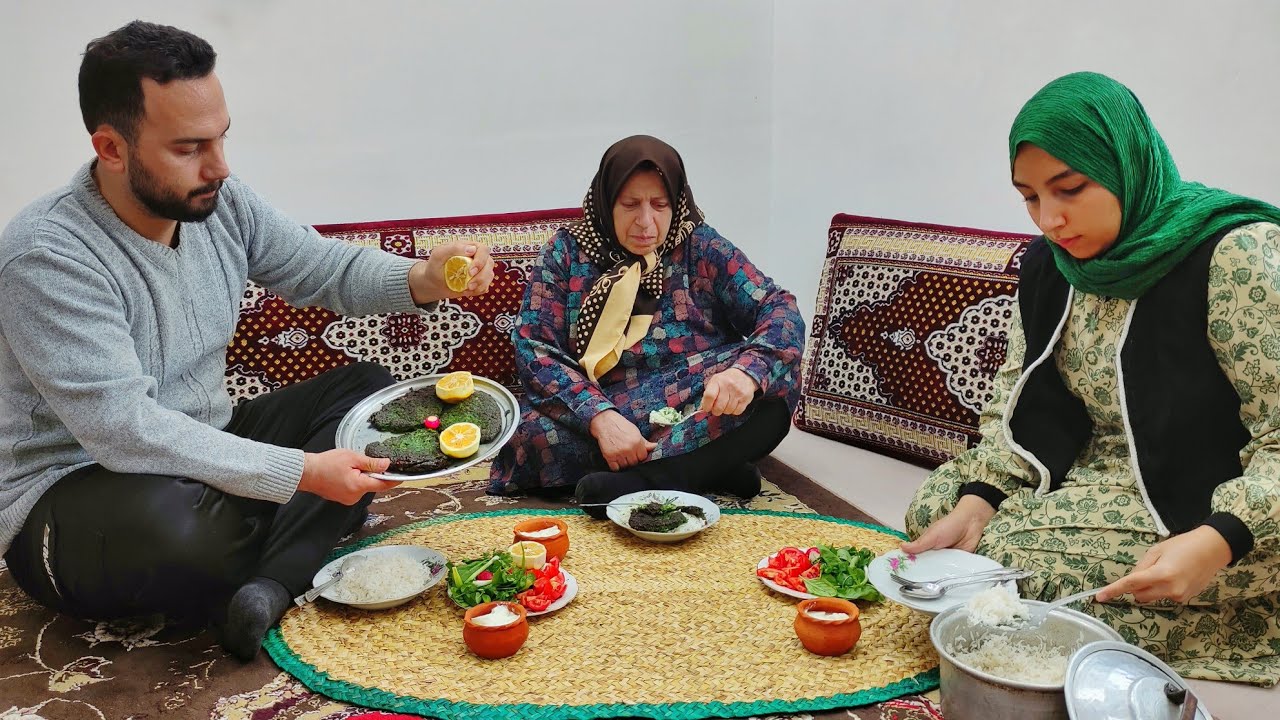 Rustic Village Cooking: Traditional herb frittata(Kuku sabzi) recipe ...