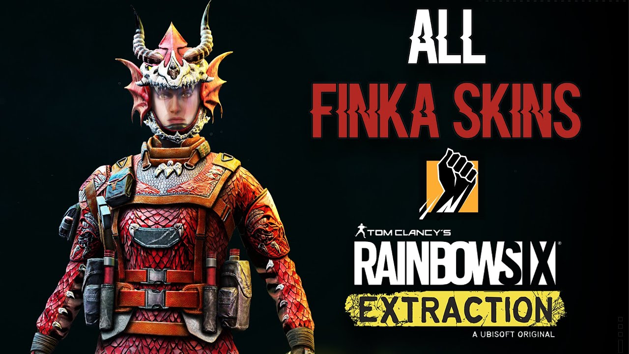 ALL UNIFORMS And HEADGEARS For FINKA in Rainbow Six EXTRACTION - Full ...