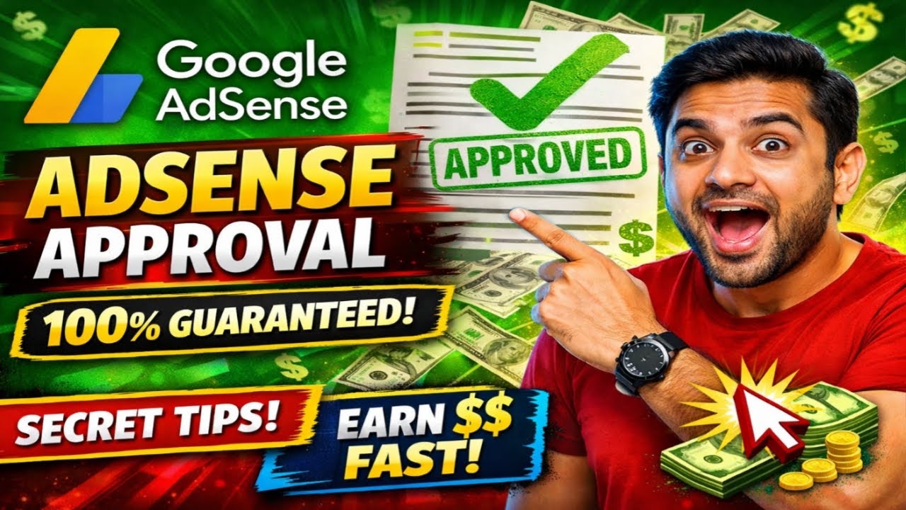 Google AdSense Approval Trick | 100% Working Method | AdSense Approval ...